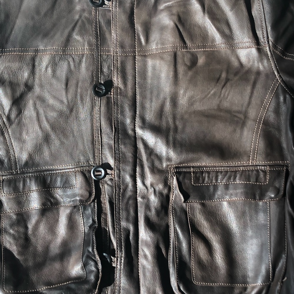 Torras Brown Leather Jacket - Gem